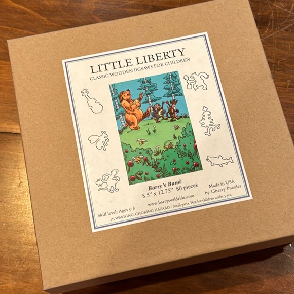 Liberty Puzzles | Other | Little Liberty Puzzles 8 Pcs Classic Wooden ...